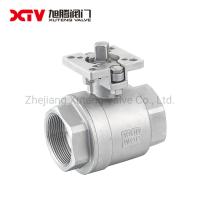China Acid Resistant 2PC Mounted Ball Valve Q11F-1000WOG Customizable for Media Applications for sale