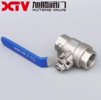 China Acid Resistant 2PC Mounted Ball Valve Q11F-1000WOG Customizable for Media Applications for sale