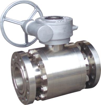 China High Pressure Forged Steel Flanged A105 Ball Valve 800lb-1500lb Channel Straight Through Type for sale