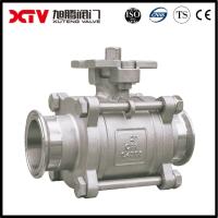 China 3-PC Screwed Ball Valves with Pneumatic/Electric Actuator Easy to Maintain and Repair for sale