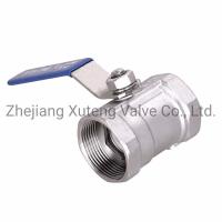 China 1PC Screwed End Ball Valve with Straight Through Type Channel and Bypass-Valve Option for sale