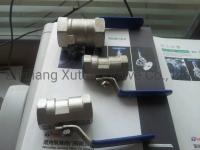 China 1PC Screwed End Ball Valve with Straight Through Type Channel and Bypass-Valve Option for sale