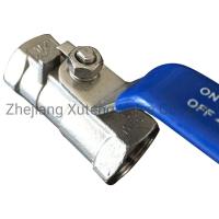 China 1PC Screwed End Ball Valve with Straight Through Type Channel and Bypass-Valve Option for sale