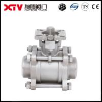 China ISO5211 Mounting Pad Quick 3PC Ball Valve Stainless Steel for Industrial Applications for sale