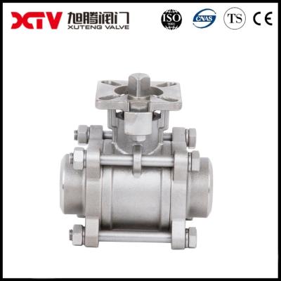 China ISO5211 Mounting Pad Quick 3PC Ball Valve Stainless Steel for Industrial Applications for sale
