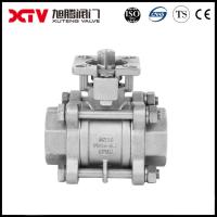 China ISO5211 Mounting Pad Quick 3PC Ball Valve Stainless Steel for Industrial Applications for sale
