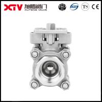 China ISO5211 Mounting Pad Quick 3PC Ball Valve Stainless Steel for Industrial Applications for sale