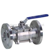 China Temperature Normal Temperature Floating Ball Valve 3PC Stainless Steel Flange API Q41F for sale
