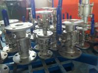 China Temperature Normal Temperature Floating Ball Valve 3PC Stainless Steel Flange API Q41F for sale
