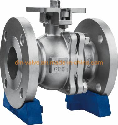 China ANSI CLASS 150-900 Straight Through Type Flange End Ball Valves with High Mount Pad for sale