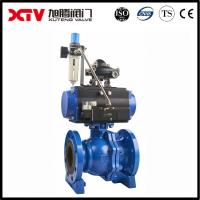 China SS304 SS316 Wcb Forged Steel Xtv Flange Ball Valve with Mounted Pad Nominal Pressure for sale