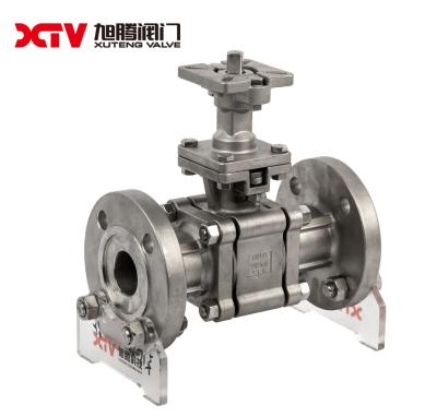 China 3PC Flange Ball Valve Stainless Steel Full Port for Water Media within Q41F-PN64 for sale