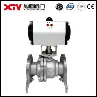 China Water Media PN1.0-32.0MPa Wcb/CF8/CF8m Stainless Steel Floating Flange Ball Valve Class150 for sale