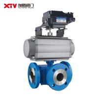 China US Stainless Steel Five-Way Flanged Ball Valve with PN1.0-32.0MPa Nominal Pressure for sale