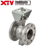 China ANSI CLASS 150-900 Nominal Pressure Pneumatic Actuated Fixed Ball Valve for Household for sale
