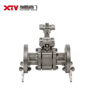 China Return refunds 900lb 3PC High Pressure Forged Steel Ball Valve Straight Through Type for sale