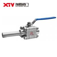 China Manual Forged Steel High Pressure Internal Thread Extended Butt Welded Ball Valve for sale