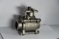 China Three-Piece Threaded/Butt Welded High Platform Ball Valve with Customization Options for sale