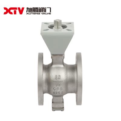 China PN1.0-32.0MPa Stainless Steel V-Type Fixed Ball Valve for Pneumatic/Electric Applications for sale