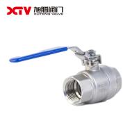 China 2PC BSPT Female Thread Ball Valve for Pump System 304 Material CE/SGS/ISO9001 Certified for sale
