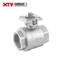 China 2PC BSPT Internal Thread Forged Steel Material with Channel Straight Through Type for sale