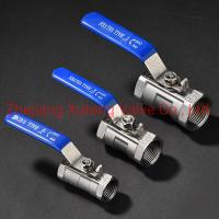 China Threaded Stainless Steel Ball Valve Q11F-1000WOG with 1PC BSPT Threaded Connection for sale