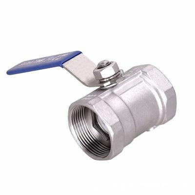 China 1PC Bsp Threaded Stainless Steel Ball Valve for Floating CE/SGS/ISO9001 Certified for sale