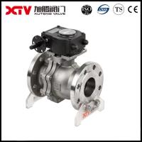 China High Temperature ANSI Flanged Floating Ball Valve PN25 GB/T12237 Standard Manufacturing for sale