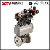 China High Temperature ANSI Flanged Floating Ball Valve PN25 GB/T12237 Standard Manufacturing for sale