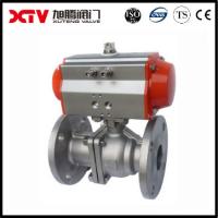 China Straight Through Type High Platform Flanged Floating Ball Valve 150LB for Oil and Gas for sale