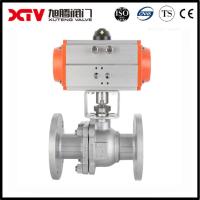 China Stainless Steel High Platform Flanged Floating Ball Valve 300LB for Shipping Cost for sale
