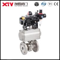 China JIS Stainless Steel High Platform Flanged Floating Ball Valve and Ppl Sealing Material for sale