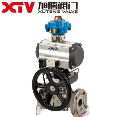 China Xt JIS Carbon Steel High Platform Flanged Floating Ball Valve 10K Gross Weight 3.000kg for sale