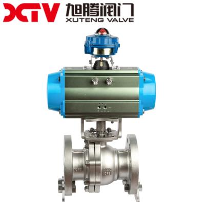 China Stainless Steel High Platform Flanged Floating Ball Valve PN16 Perfect for Industrial for sale
