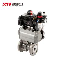 China Stainless Steel High Platform Flanged Floating Ball Valve PN16 Perfect for Industrial for sale