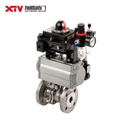 China Stainless Steel High Platform Flanged Floating Ball Valve PN25 for Initial Payment for sale