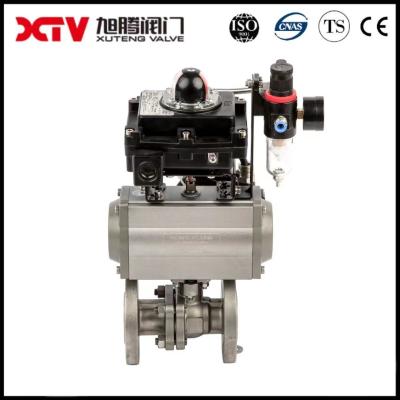 China Customized Request Xt Stainless Steel High Platform Flanged Floating Ball Valve PN16 for sale