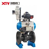China Stainless Steel Flanged Ball Valve with High Platform Net Torque 7n.M-1250n.M Xt for sale