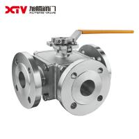 China 3-Way L-Type High Platform Flanged Ball Valve US Currency Return refunds up to 30 Days for sale