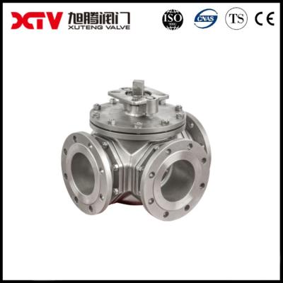 China High Platform ANSI T Type Square Three-Way Ball Valve 300LB for Pn16-Pn25 Pressure for sale