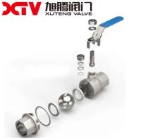 China 2PC Full Bore Female Threaded Ball Valve for Industrial Purposes Initial Payment Option for sale