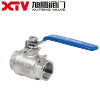 China Straight Through Type 2PC Ball Valve with Flanged Connection and Floating Ball Structure for sale