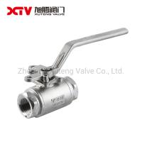 China Straight Through Type 2PC Ball Valve with Flanged Connection and Floating Ball Structure for sale