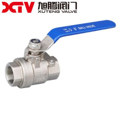 China NPT Industrial Threaded 2PC Ball Valve Full Bore and Reduce Bore for Competitive Pricing for sale