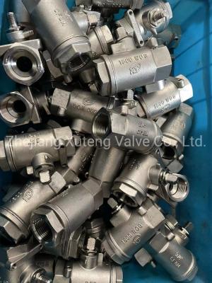 China Xtv CE ISO Full Bore 1500wog BSPT Spring Return Handle 2PC Ball Valve for US Currency for sale