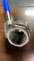 China 30-Day Return Policy Water Media Stainless Steel Ball Valve with Spring Return Handle for sale