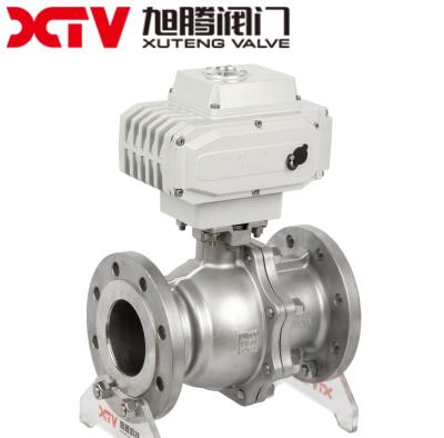China Stainless Steel ANSI Flanged Ball Valve with Pneumatic/Electric Actuator Q41F-150LB for sale