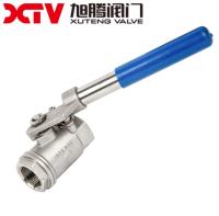 China Bsp Standard Spring Loaded Ball Valves with CE/ISO/API Approval and Manual Operation for sale