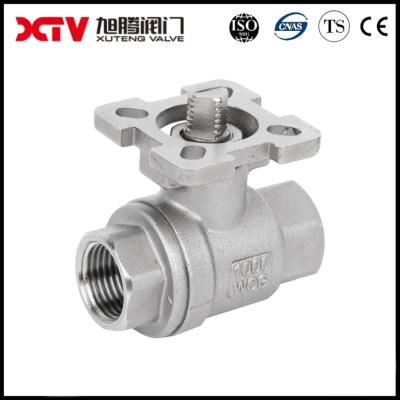 China Xtv 2PC High Platform/Manual Stainless Steel Ball Valve for GB Standard PN1.0-32.0MPa for sale