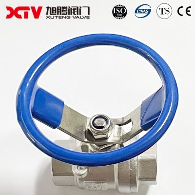 China Stainless Steel 1/2 Inch Oval / Round Handle Thread Ball Valve Xtv 2PC PN1.0-32.0MPa for sale